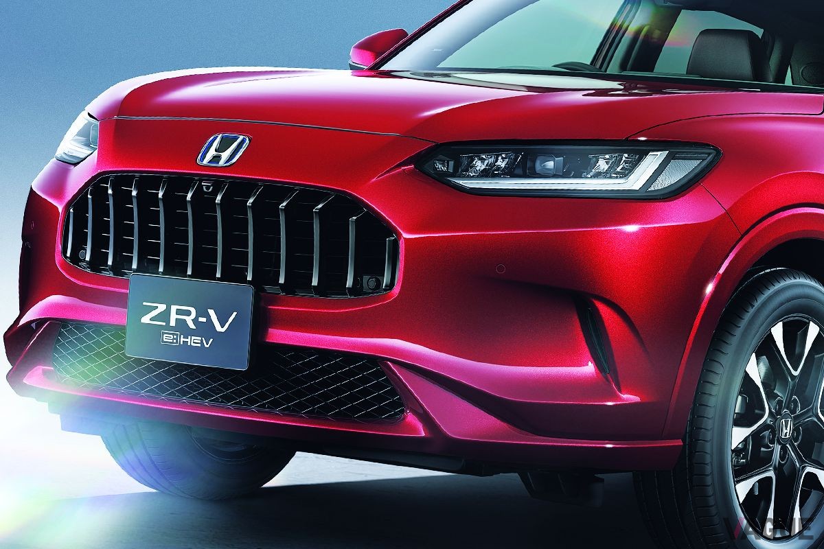 ホンダ新型SUV「ZR-V」先行公開！ 垂直グリルがド迫力！ 全長4.5mの新型ミドルSUVは2022年秋登場 | VAGUE(ヴァーグ)