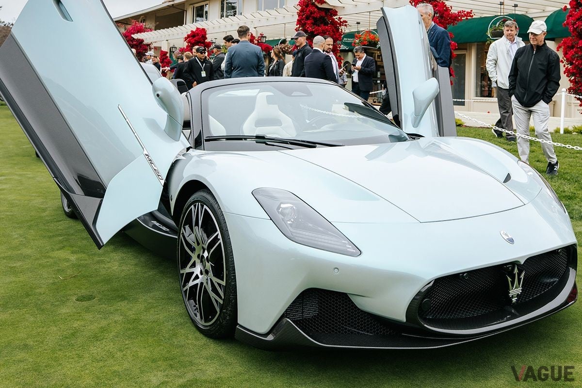 跳ね上げドアが超クール！ マセラティ「MC20チェロ」米国初公開 最高時速320㎞の最速オープンスーパーカー | VAGUE(ヴァーグ)