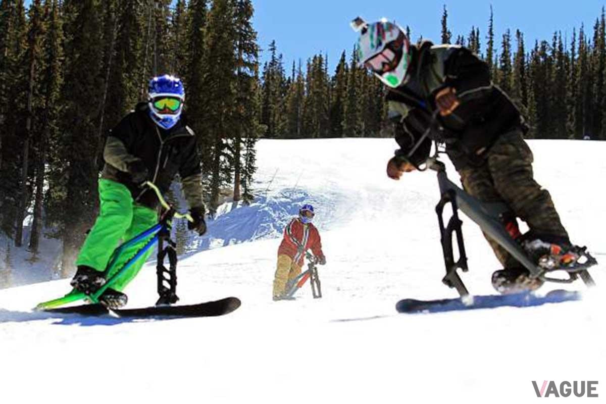 この冬は新たなウインタースポーツに挑戦！ 北米で人気 日本初上陸のスキーバイクが発売 | VAGUE(ヴァーグ)