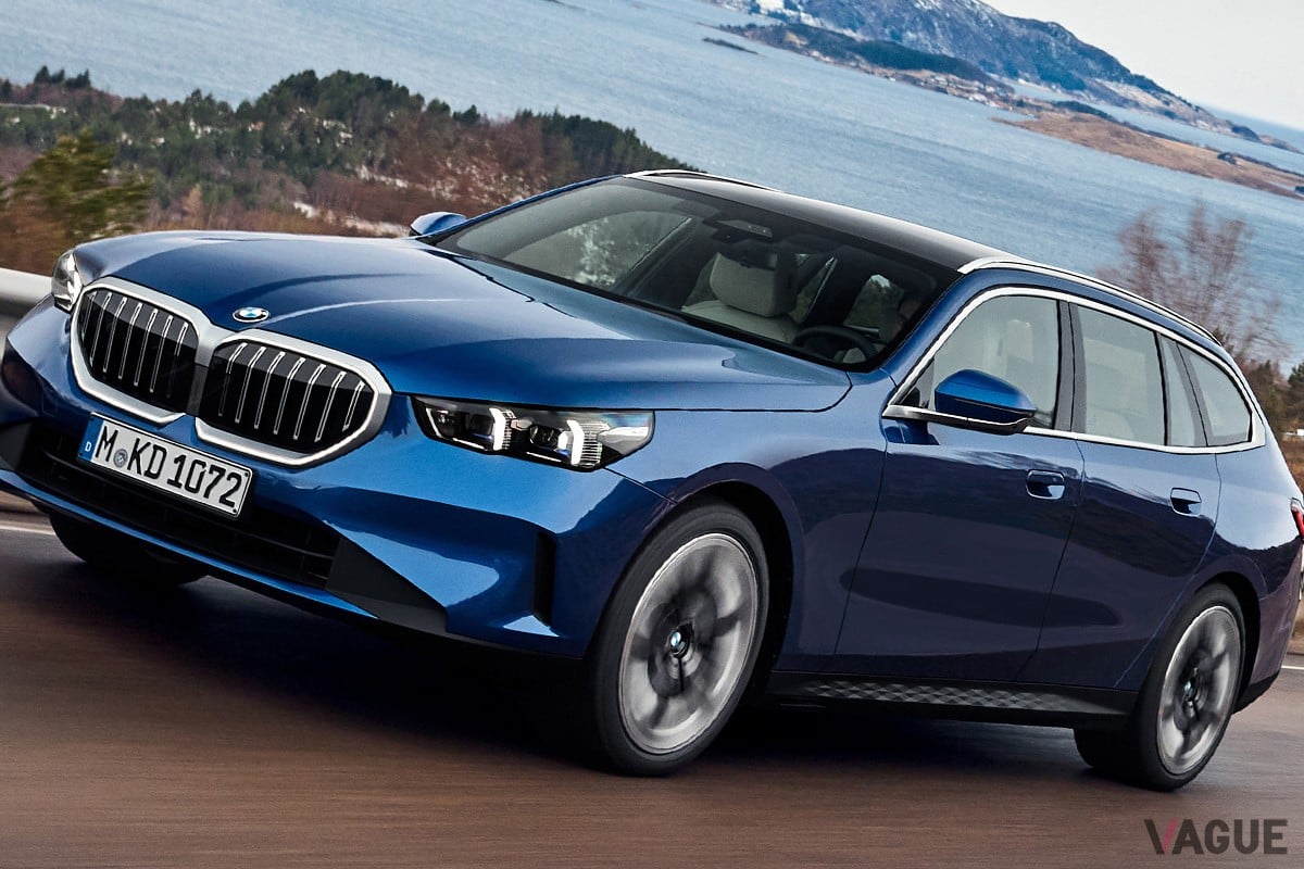 BMW新型「5シリーズツーリング」登場！ 全面改良された人気ワゴンはディーゼルとEV「i5ツーリング」を用意 | VAGUE(ヴァーグ)
