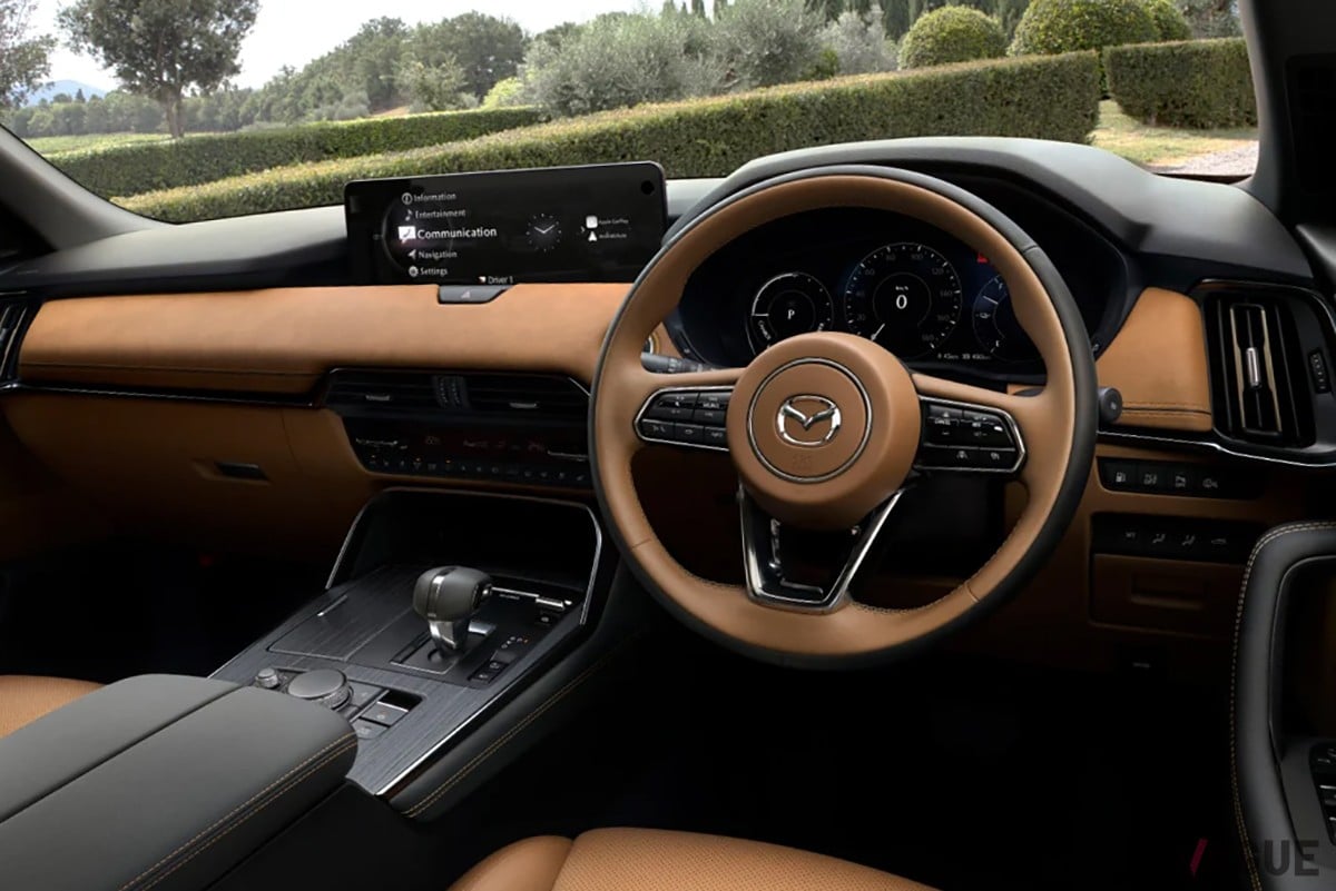 そろそろ発表？ マツダの“新3列シートSUV”「CX-80」は内外装がおしゃれ過ぎる！「華やかなボディカラー」と「タンカラー内装」は必見です | VAGUE(ヴァーグ)