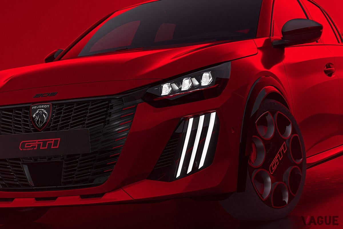 伝説の「205GTi」オマージュ！ プジョーが高性能コンパクト新型「E-208 GTi」世界初公開 280馬力の“電動GTi”が走りの新基準に | VAGUE(ヴァーグ)