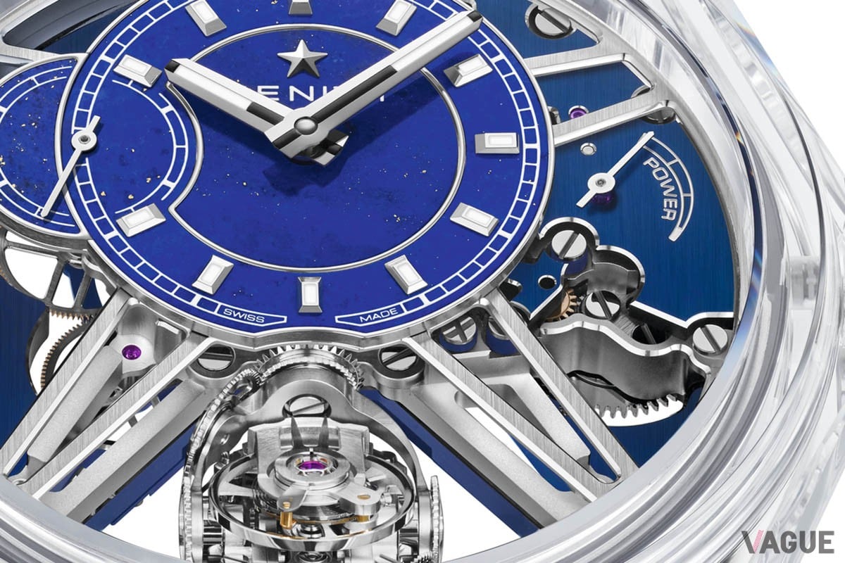 重力の影響を即座に打ち消す独自機構!? 160周年を迎えたゼニス「デファイ ゼロ G サファイア」新作が世界限定10本で登場 | VAGUE(ヴァーグ)